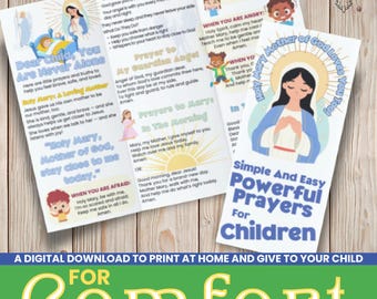 How to Pray Rosary for KIDS PDF: Instant Download Easy Prayer Guide for ...