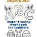 Easter ABC Letter Tracing Worksheet for Toddlers (digital Download) - Etsy