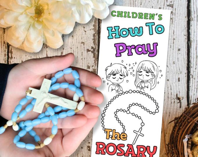 How to Pray Rosary for KIDS PDF: Instant Download Easy Prayer Guide for ...
