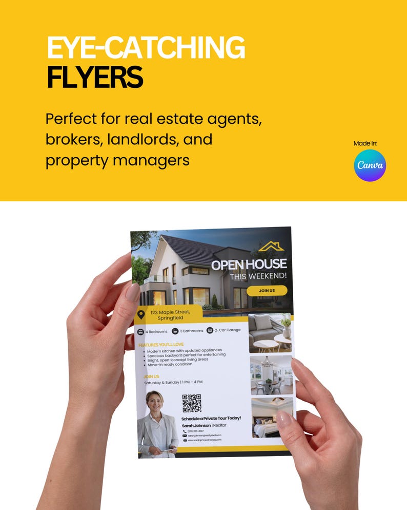 Editable Flyer Template | Fully Editable in Canva — Works With Free or ...
