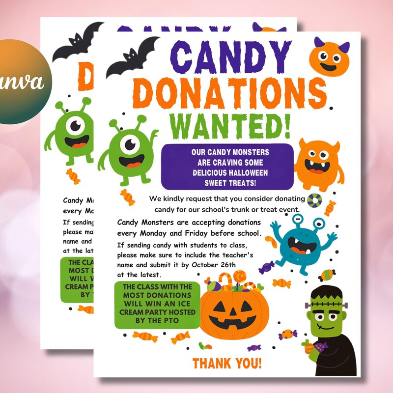 Candy Donation Sign - Etsy