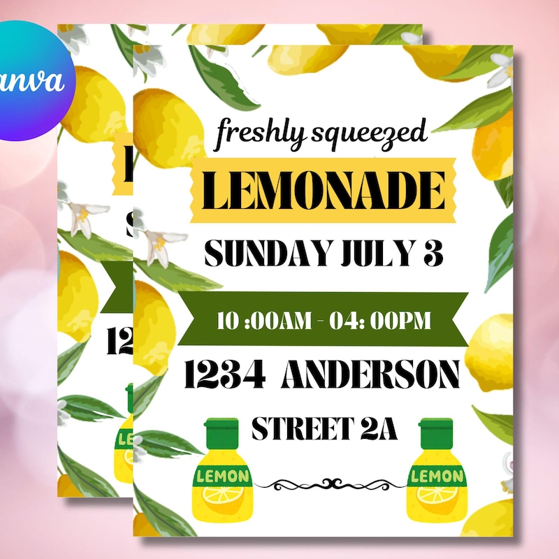 Lemonade Stand Printables - Etsy