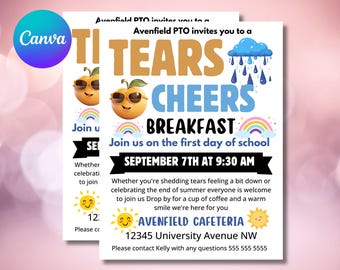 Boo Hoo Breakfast Flyer Canva Template - Etsy