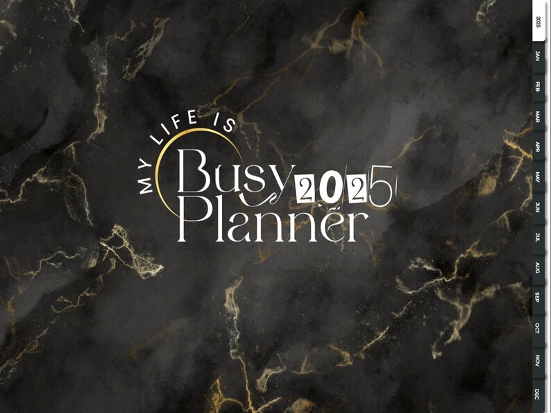 My Life is Busy Digital Planner 2025 - Etsy
