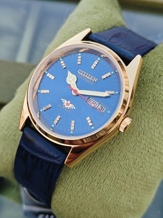 Citizen Watch, CITIZEN 8200, Men Watch, Clean Blue Di… - Gem
