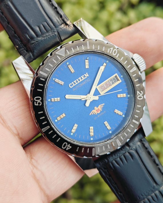 CITIZEN Watch, AUTOMATIC Watch, Blue Dial, CITIZEN 82… - Gem