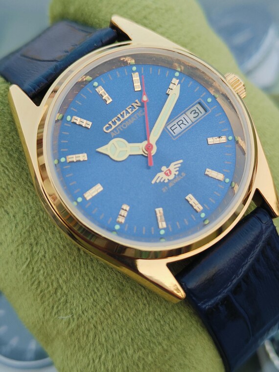 Citizen Watch, CITIZEN 8200, Men Watch, Clean Blue Di… - Gem