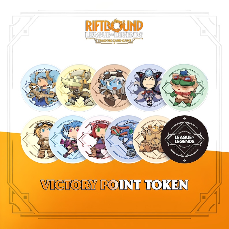 Riftbound Token Character | Victory Point Tracker for League of Legends TCG | 10 Character ...