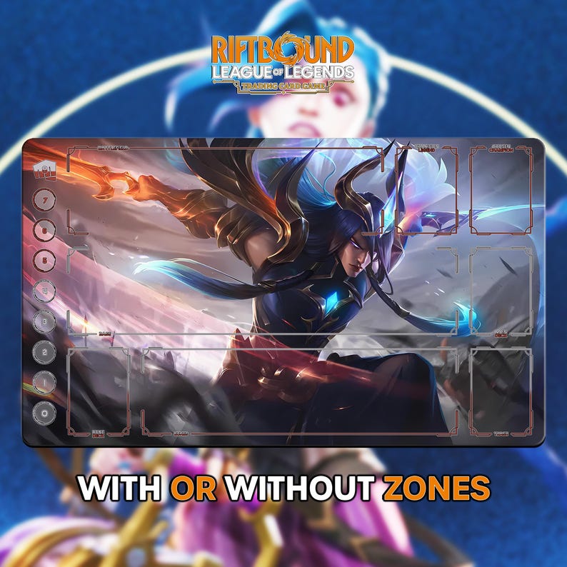 Yone Playmat | Riftbound League of Legends TCG (24x14 Inches ...