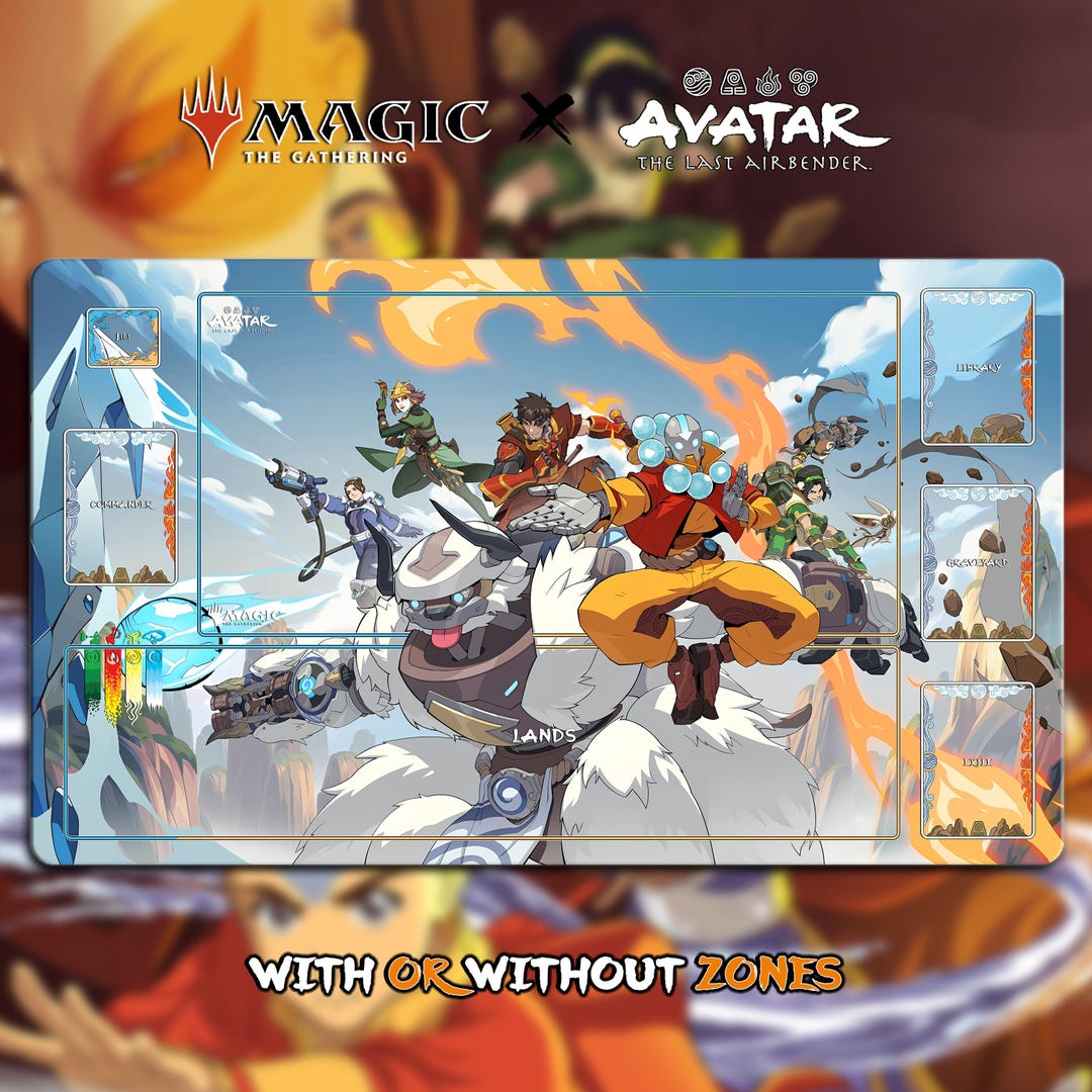 Avatar X Overwatch Playmat | MTG X AVATAR TCG (24x14 Inches/600x350mm ...