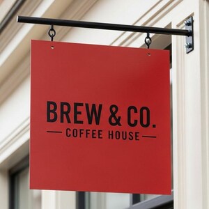 Blade Sign, Business Sign, Metal Business Sign, Hanging Store Sign ...