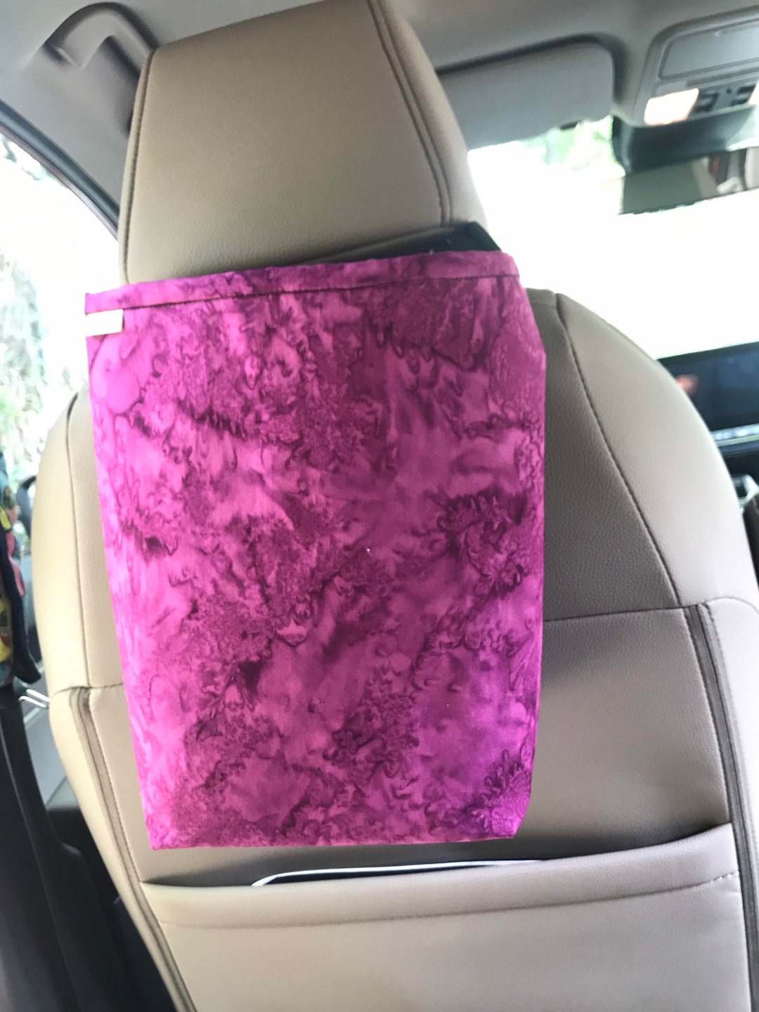 Reusable Car Trash Bag: Eco-friendly Organizer With Removable Liner - Etsy