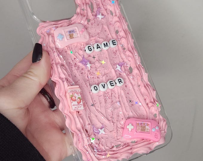 Game Over Gamer Girl Styled iPhone 16 Phone Case Decoden - Etsy