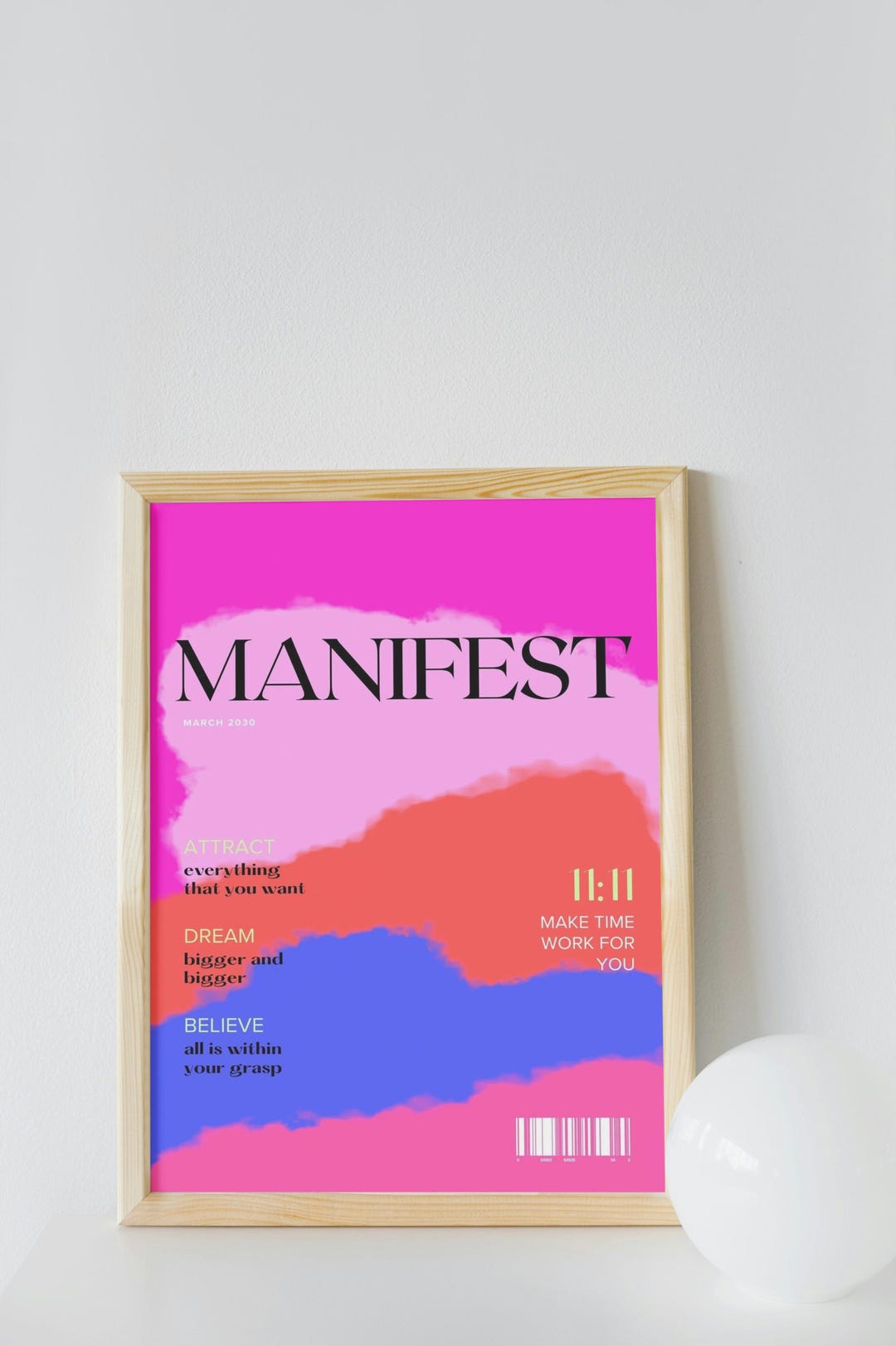 Manifest, March 2030 Magazine-style Digital Art Print | A4 Instant ...