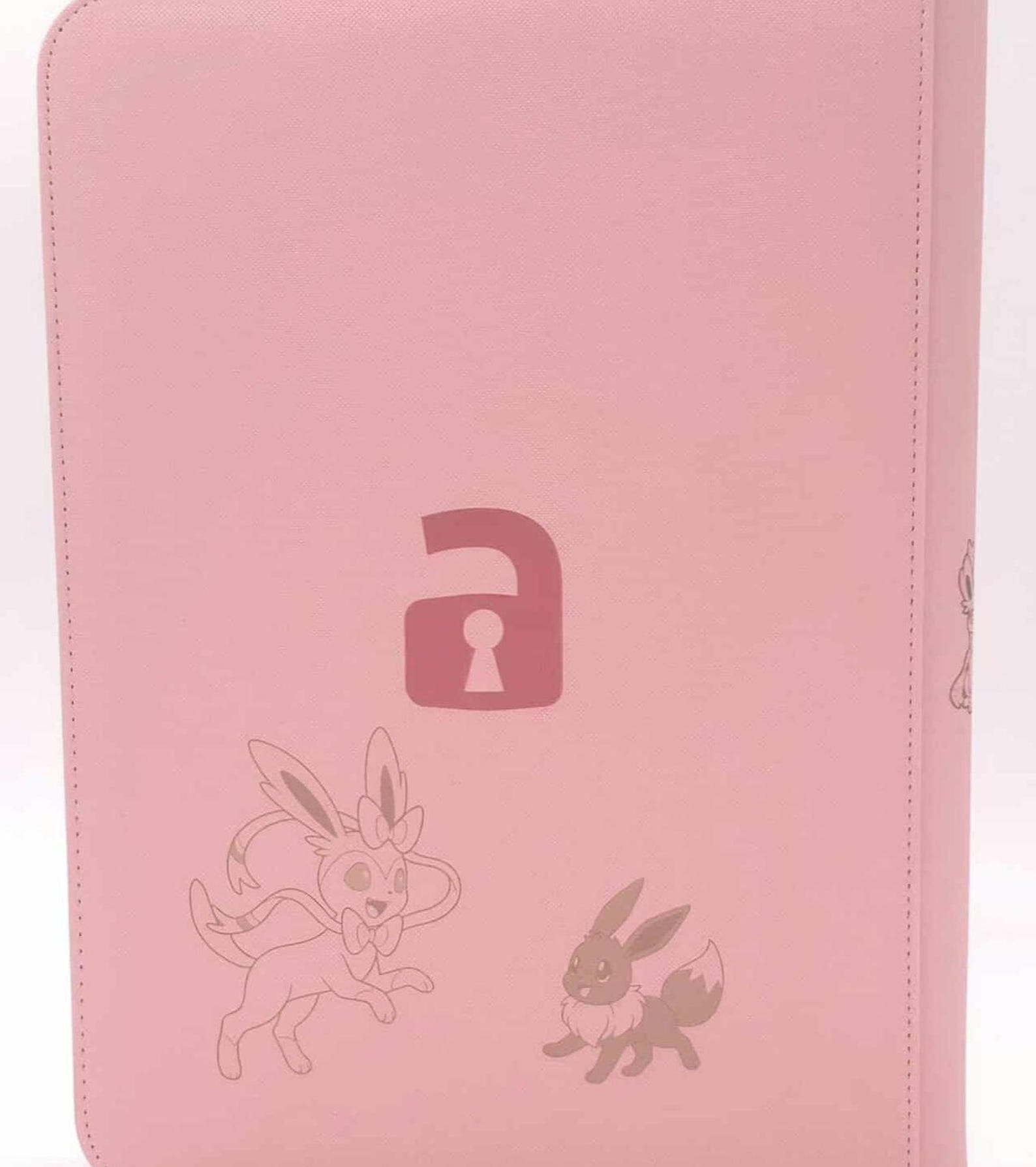 Sylveon Laser Engraved Binder- 4 Pocket (holds 160 Cards, No Spine ...