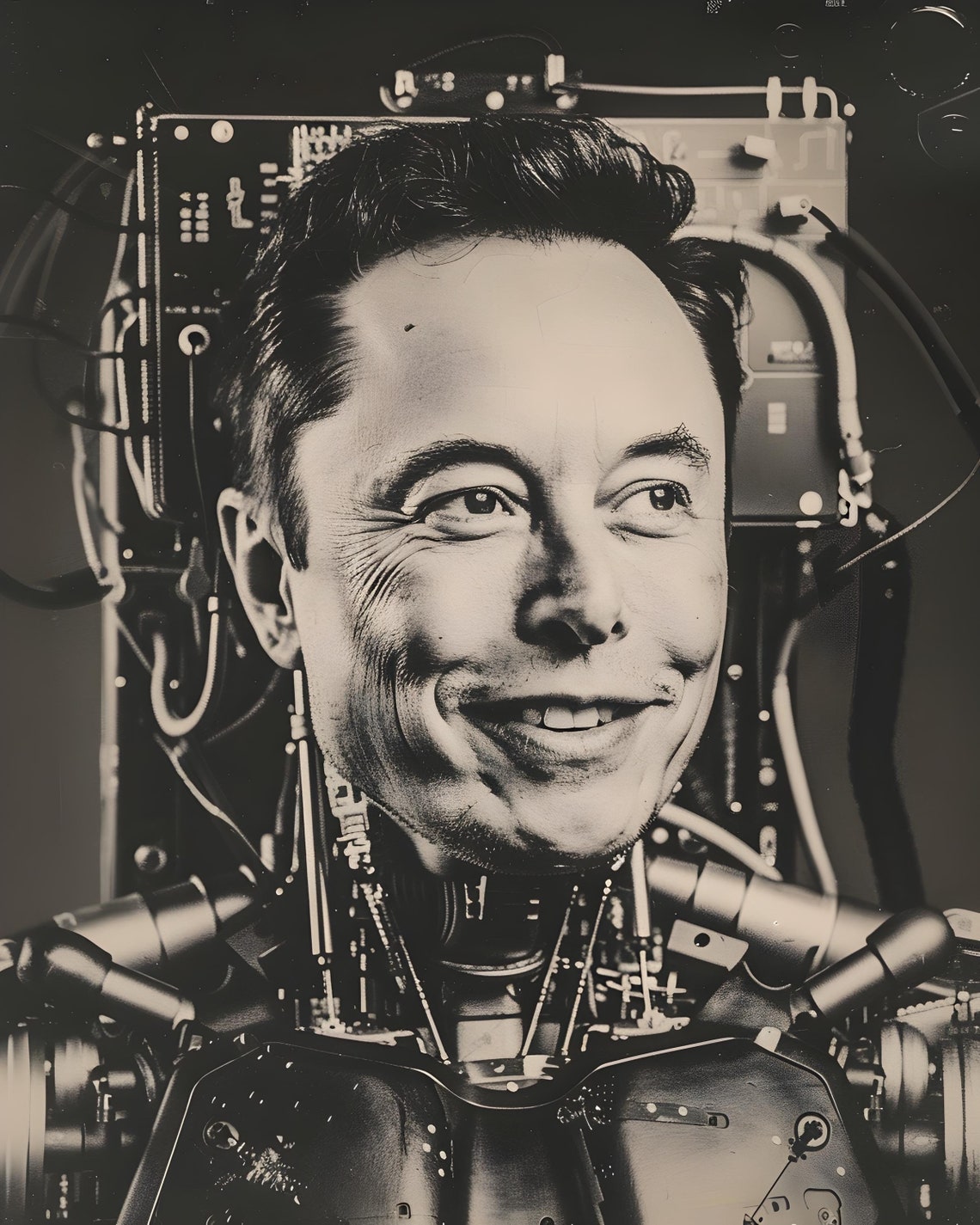 Elon Musk,ai,robot,cyborg,sci-fi - Etsy