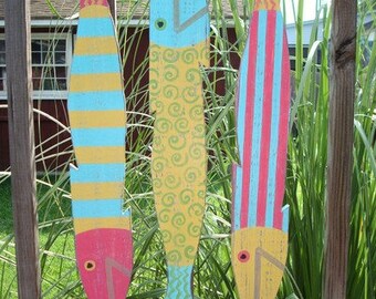 Funky Fish Art | Etsy