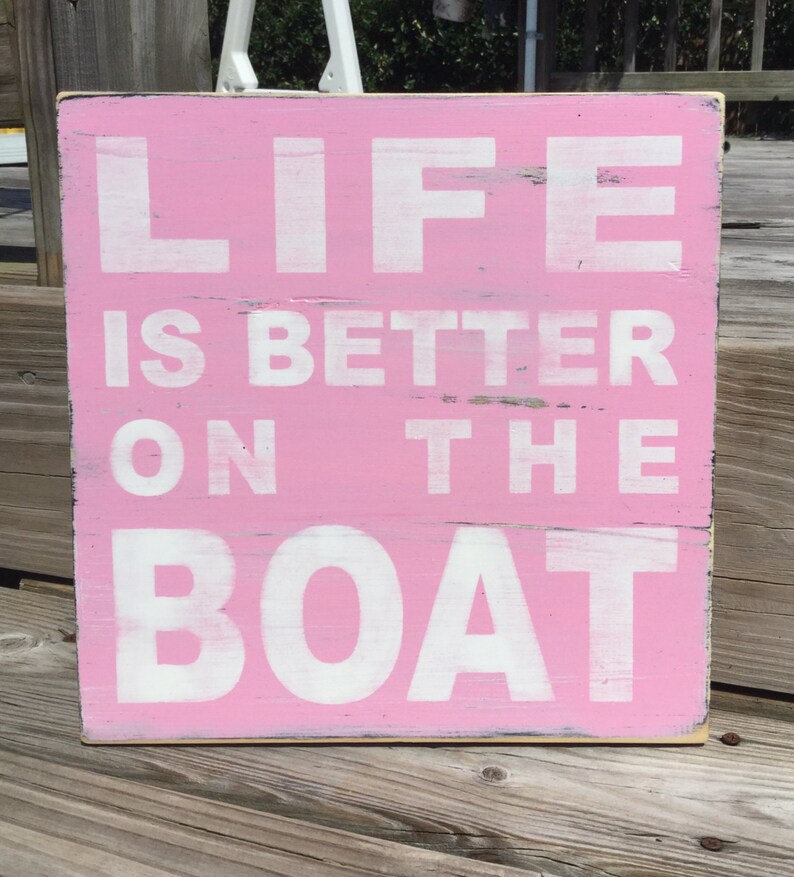 Boating Sign Nautical Nursery and Beach Decor | Etsy