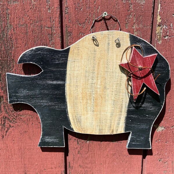 Primitive Pig - Etsy