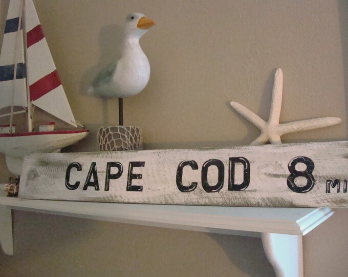 Vintage Style Cape Cod Wooden Sign - Etsy