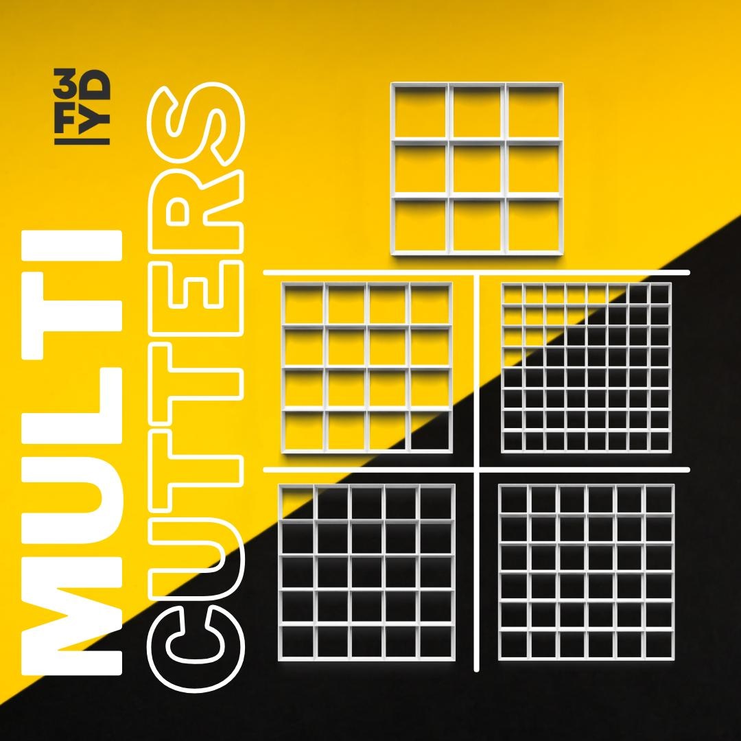 Multi Square Cookie Cutter Grid | Brownie Cutter | Cake Cutter ...