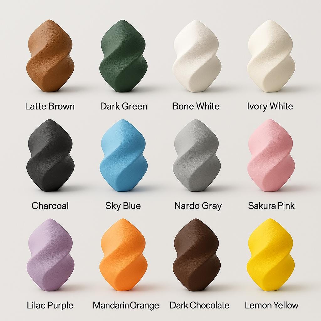 Modern Japandi Planter Set – 3D Printed Minimalist Pot Duo With ...