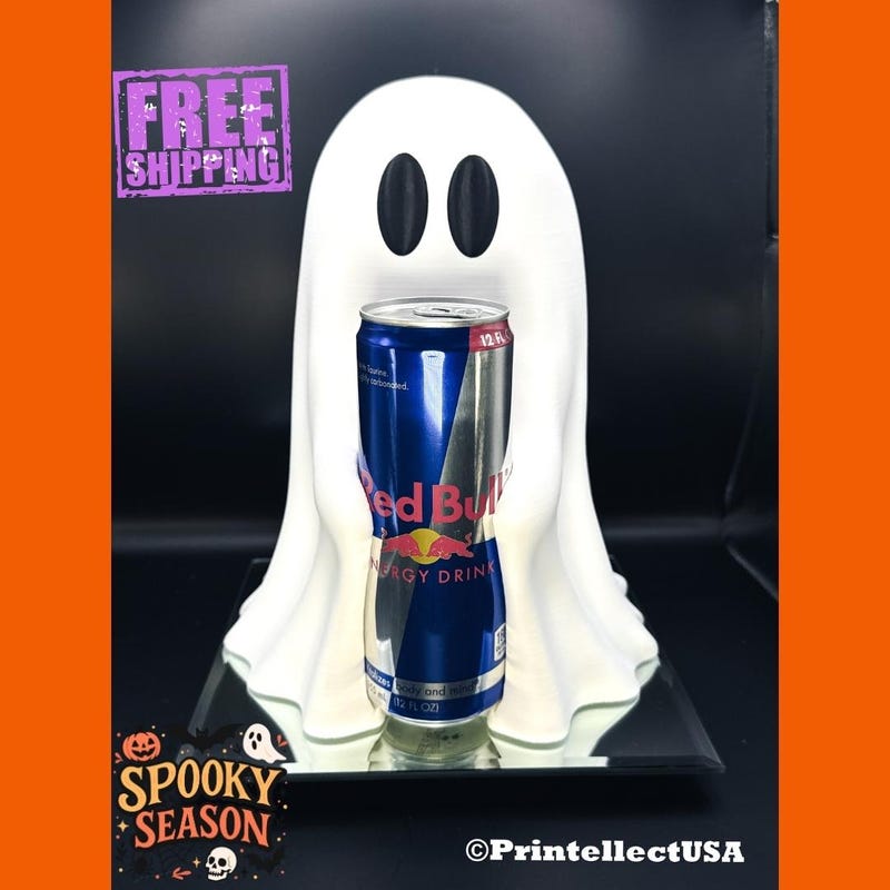 Ghost Holding a Can of Coke - Etsy