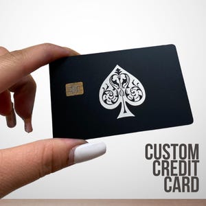 Personalized Metal Credit Card| Laser Engraved Credit Card| Creddit ...
