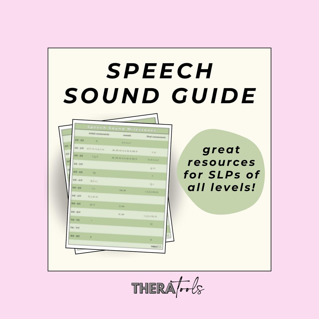 Speech Sound Milestones, Articulation Milestones, Articulation Age of ...