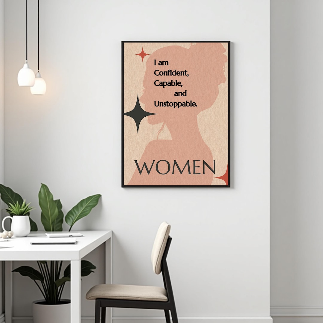 Empowering Women Art Print: Chic Office Decor (digital Download) - Etsy