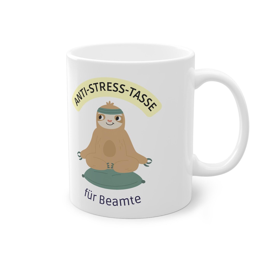 Anti-stress Mug for Civil Servants 2025, Coffee Mug With Saying and ...