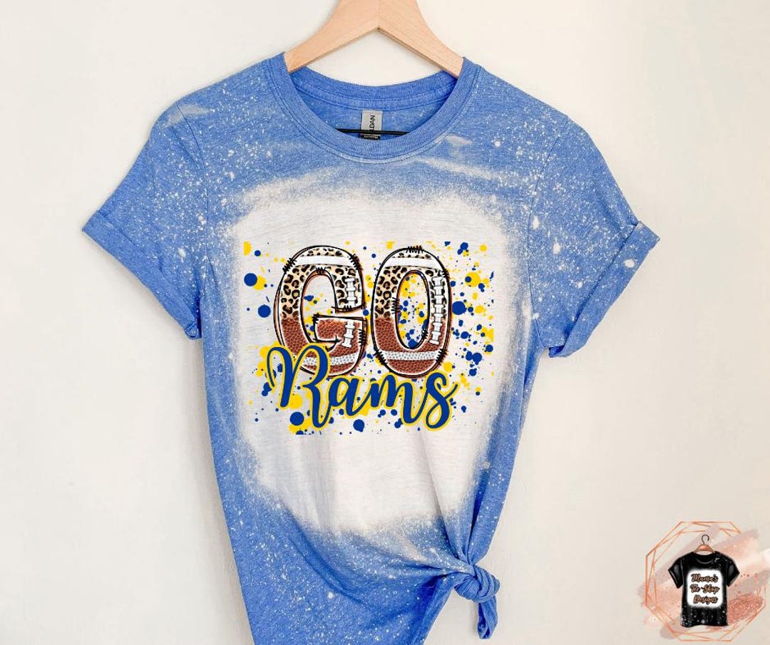 Rams Mascot Shirt, Rams Bleached Tee, Rams Shirt, School Spirit, Rams ...