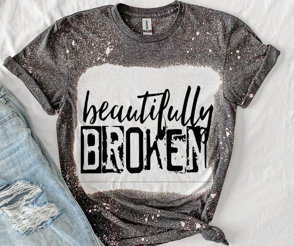 Beautifully Broken Shirt Gift for Depressive Friend, Depression ...