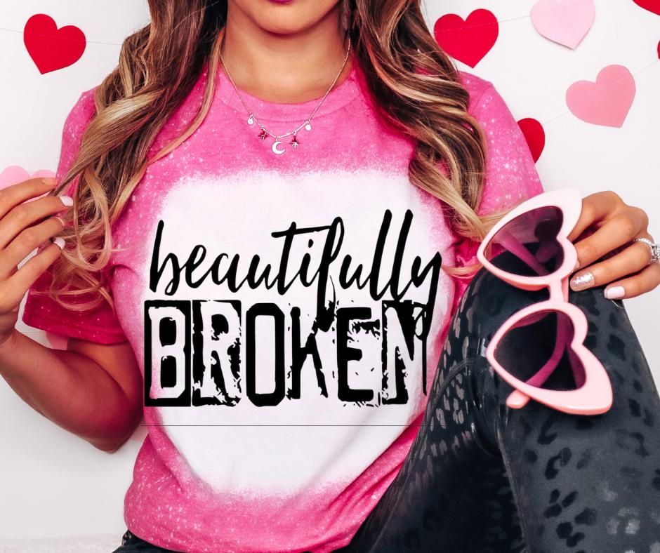 Beautifully Broken Shirt Gift for Depressive Friend, Depression ...