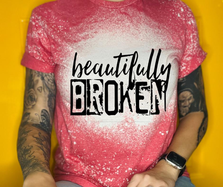 Beautifully Broken Shirt Gift for Depressive Friend, Depression ...