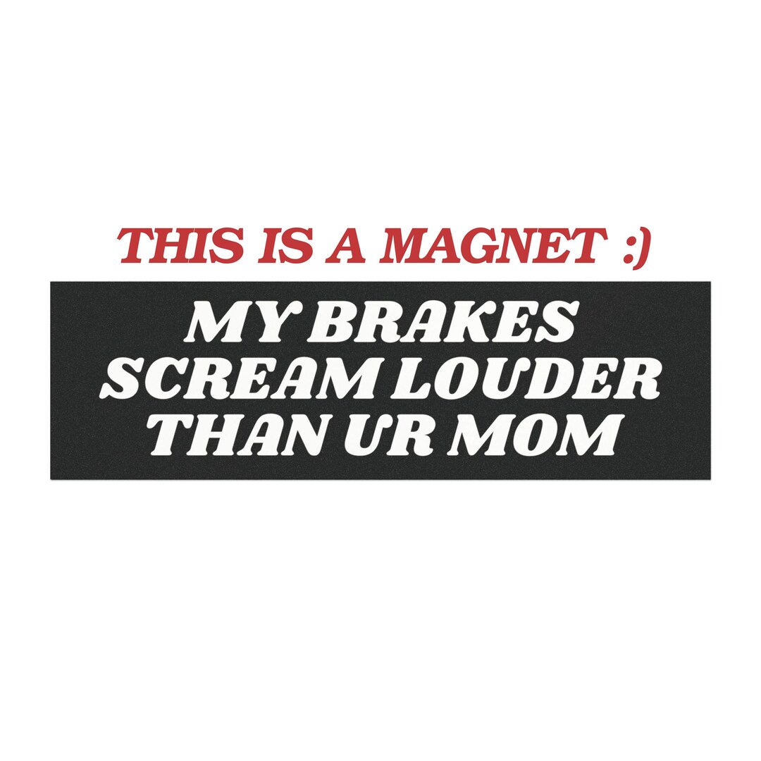 Funny Car Magnet Y2K Unhinged Vehicle Gifts Car Decor Accessories ...