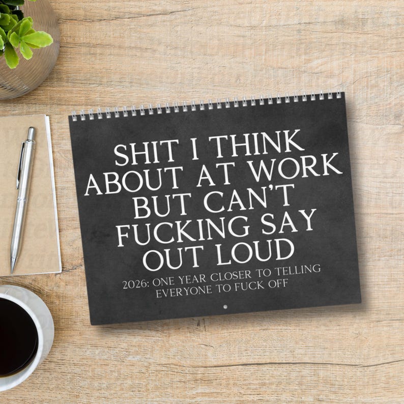 Funny 2026 Wall Calendar Work Office Humor Gifts Coworkers Manager ...