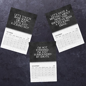 Funny 2026 Wall Calendar Work Office Humor Gifts Coworkers Manager ...