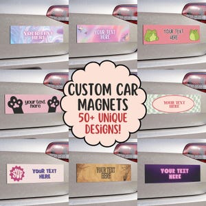 Custom Car Magnet Gift Cute Personalized Car Magnets Girly Y2K Funny ...