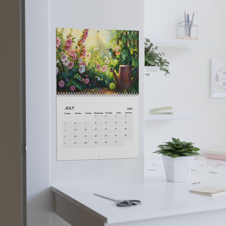 Birds Wall Calendar 2026 Cute Birding Monthly Calendar Bird Lover Gifts ...