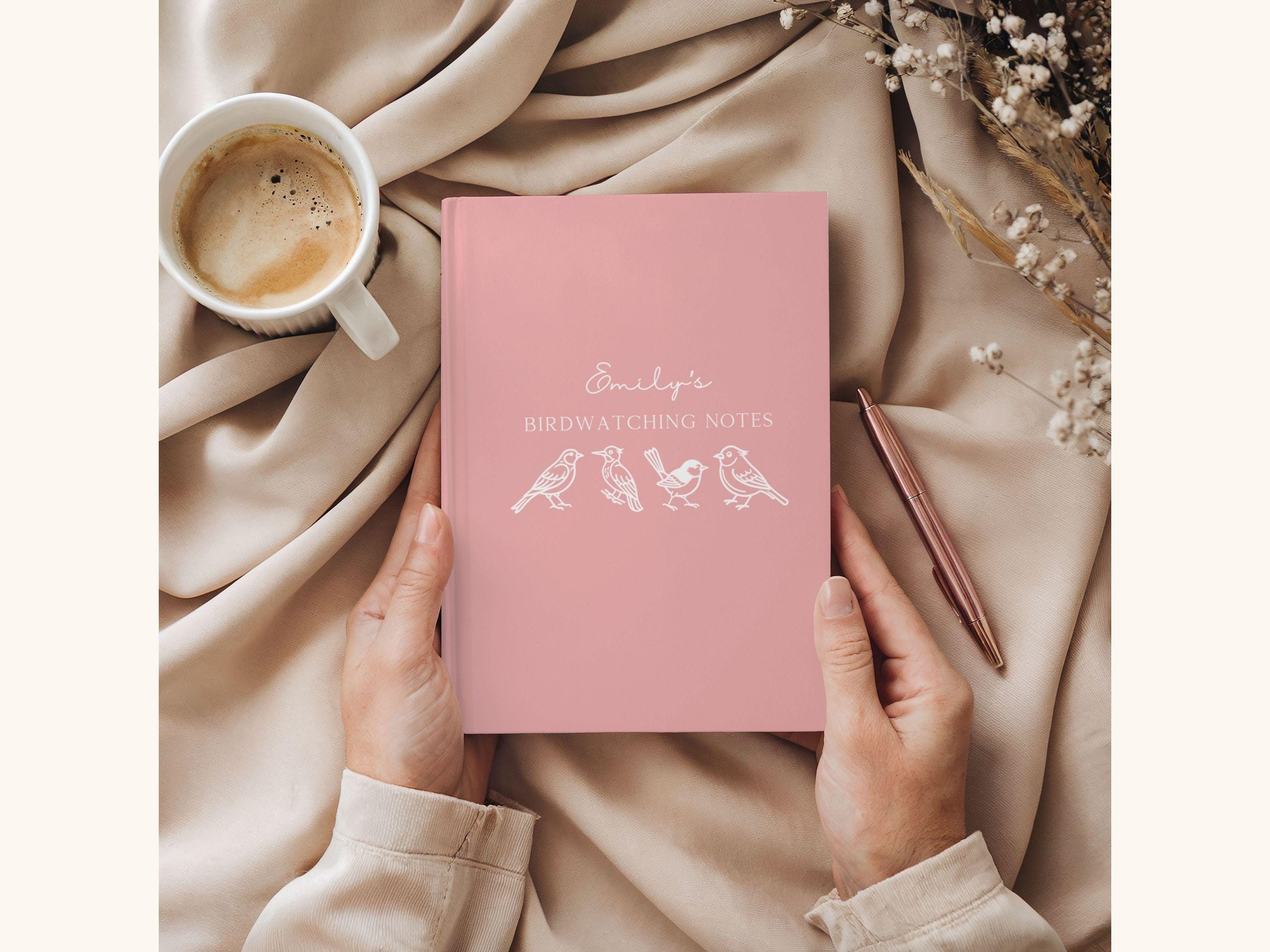Custom Bird Watching Journal Gifts Bird Lovers Birdwatching Notebook ...