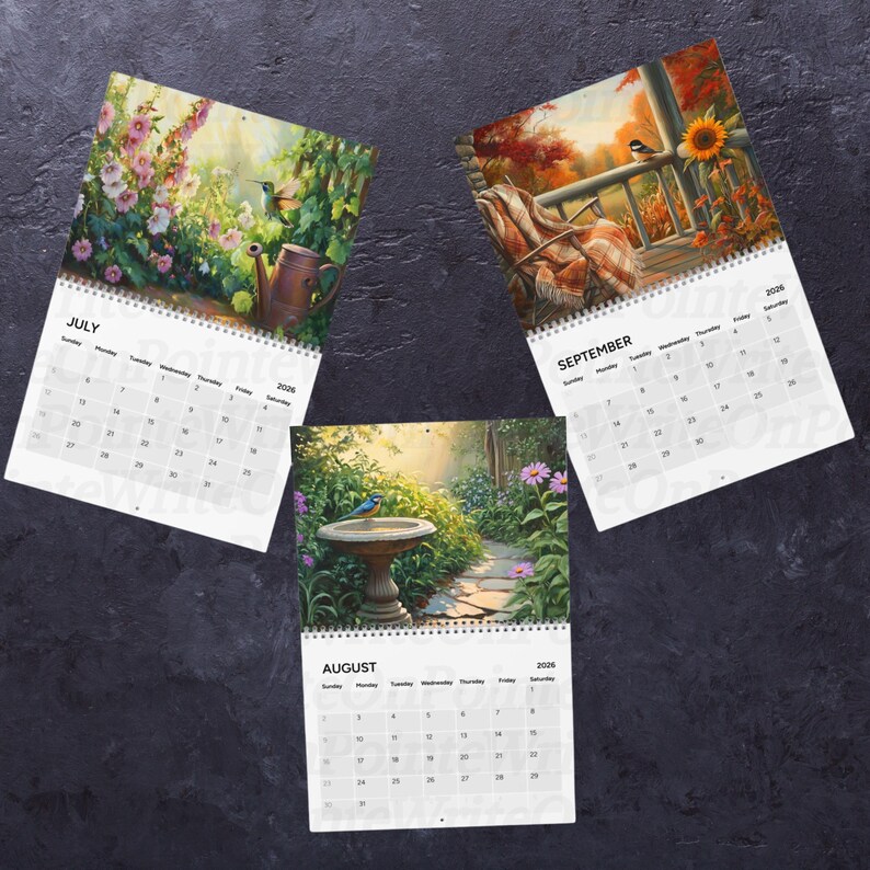 Birds Wall Calendar 2026 Cute Birding Monthly Calendar Bird Lover Gifts ...