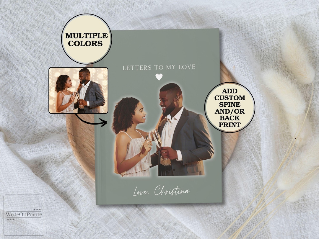 Custom Letters to My Love Photo Journal Gift Personalized Boyfriend ...