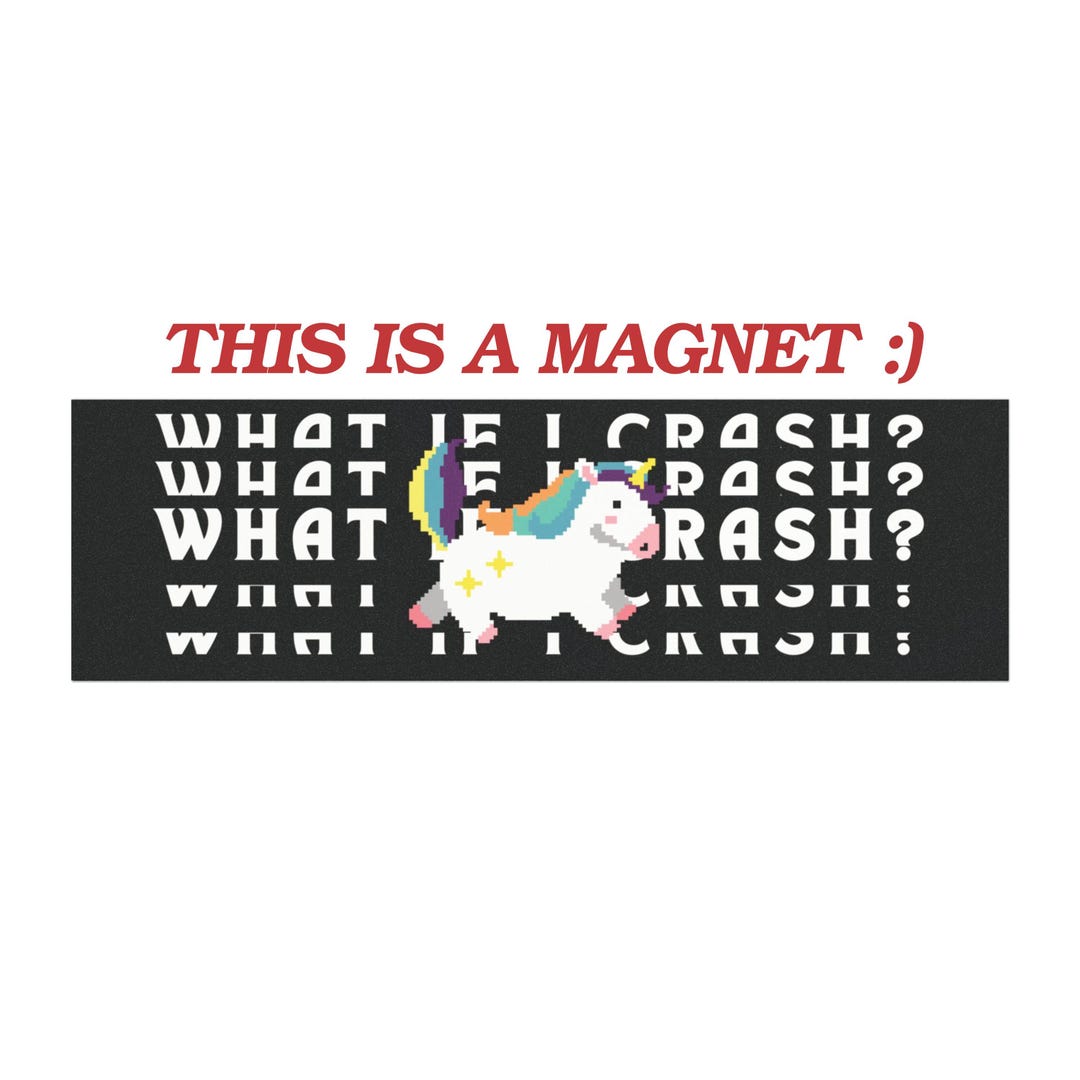 Funny Car Magnet Y2K Unhinged Vehicle Gag Gifts Car Decor Accessories ...