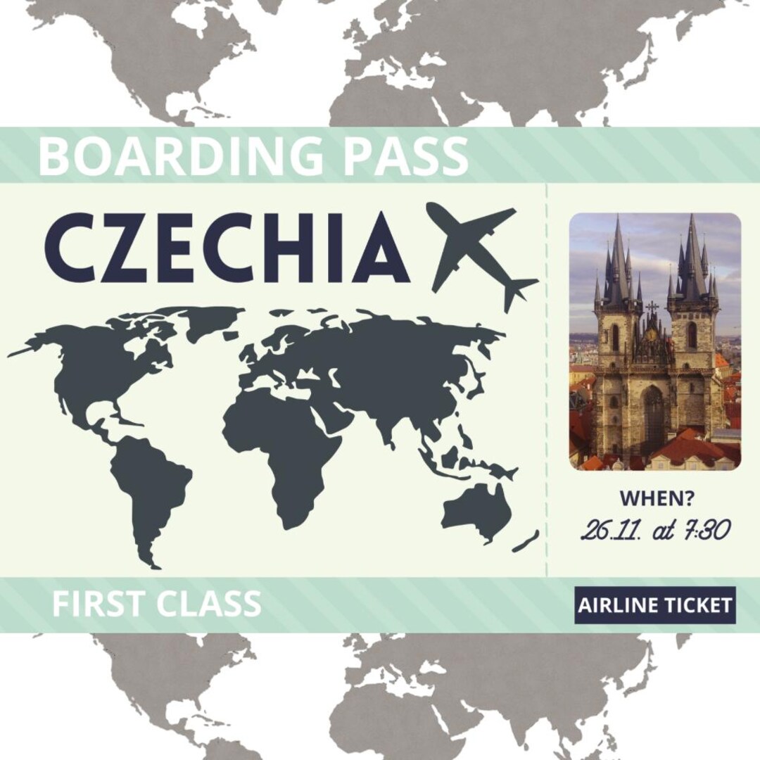 Boarding Pass Invitation Template Editable Travel-themed Wedding or ...