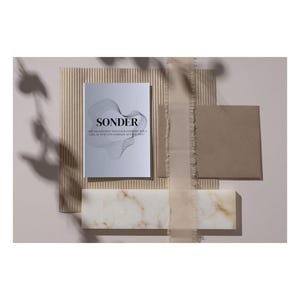 Printable Wall Art - Minimalist Typography Poster - ‘sonder’ Definition ...