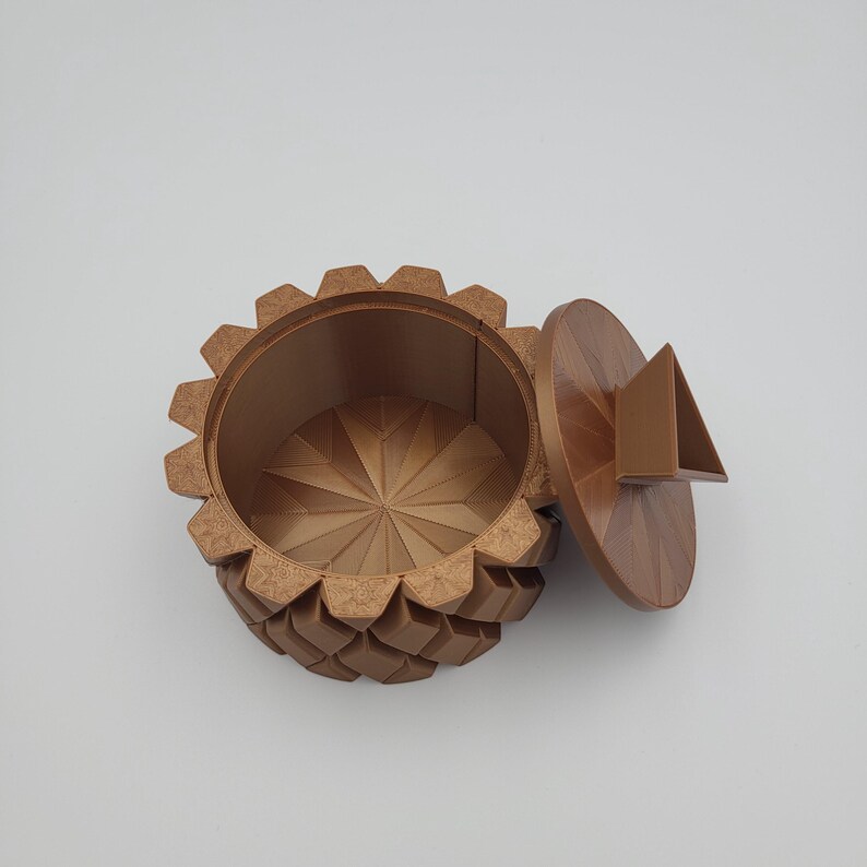 Geometric 3d-printed Container Bold & Unique Small Storage Box With ...