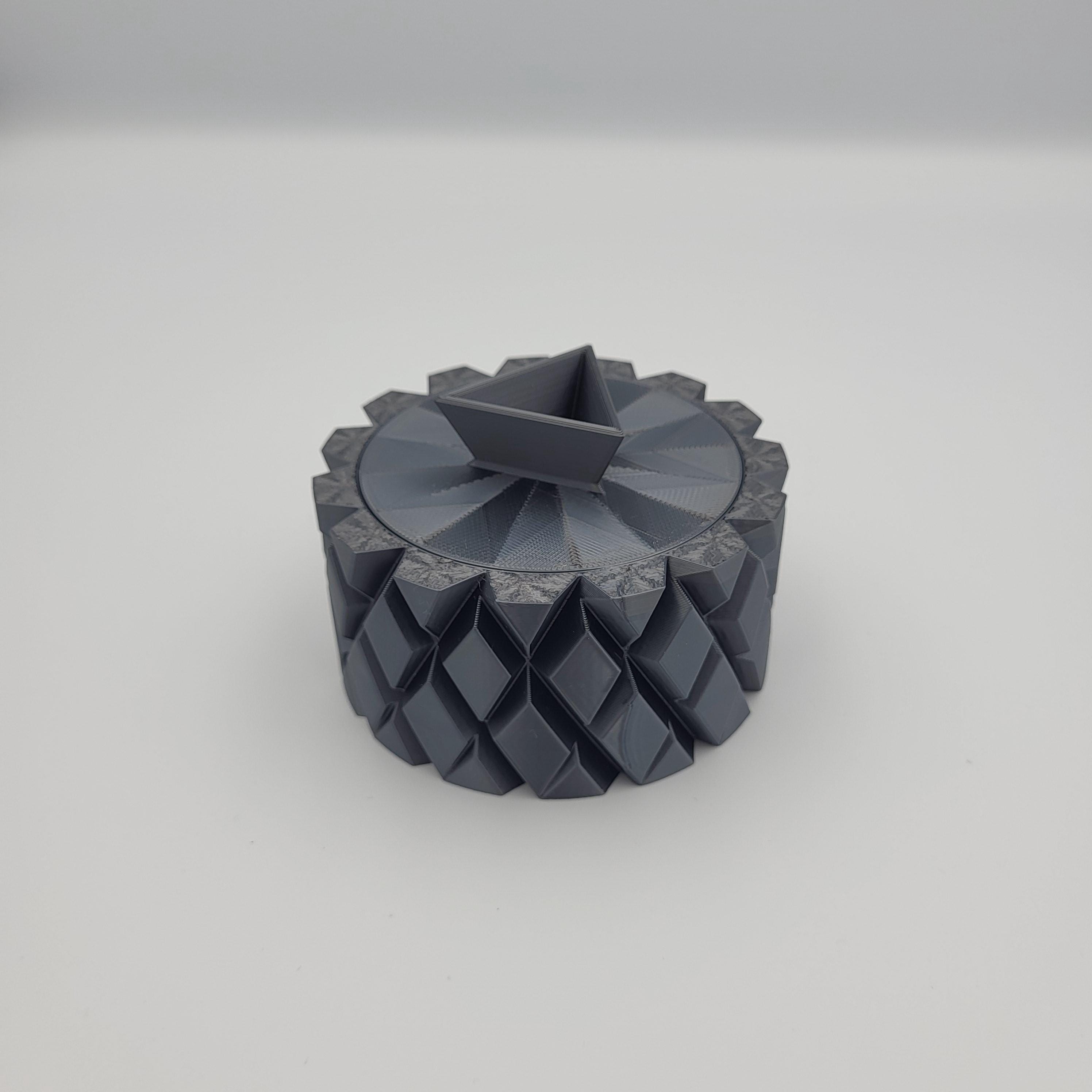 Geometric 3d-printed Container | Bold & Unique Small Storage Box With ...