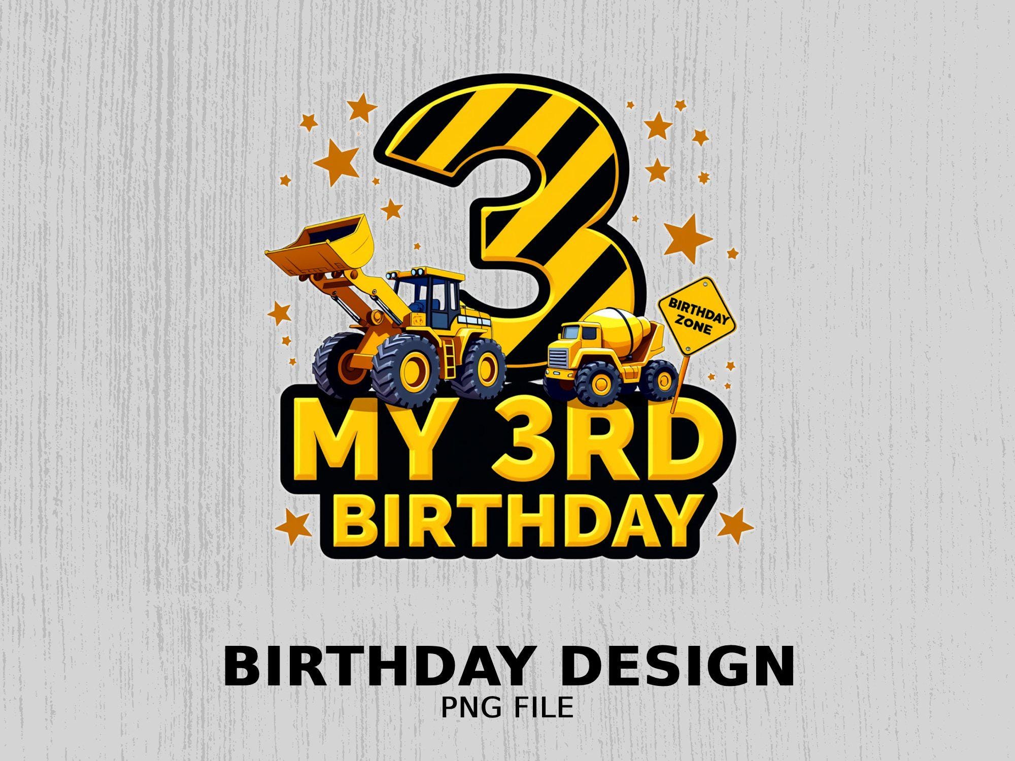 3rd Birthday Boys PNG, 3rd Birthday Design, Threenager PNG, Birthday ...