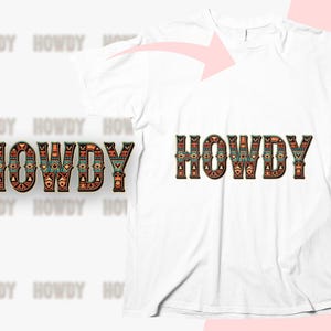 Howdy Western Png, Country Music Png, Women’s Western Png, Aztec Png ...